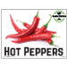 Hot Peppers Yard Signs | Visible Double Sided