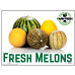 Melon Variety For Sale Yard Signs | Visible Double Sided