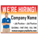 Retail Now Hiring Yard Signs | Visible Double Sided