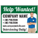 Retail Now Hiring Yard Signs | Visible Double Sided