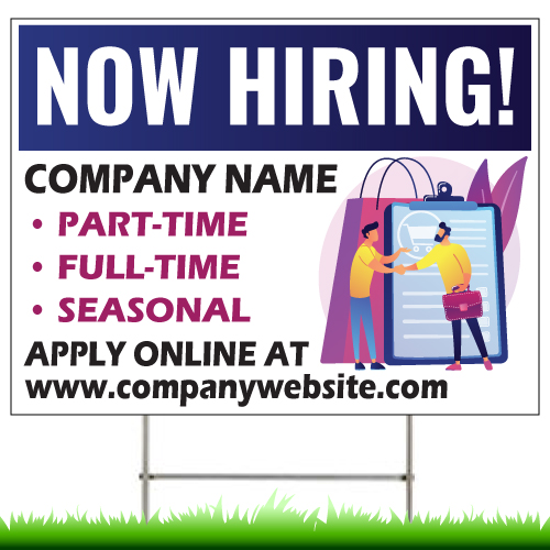 Retail Now Hiring Yard Signs Yard Signs
