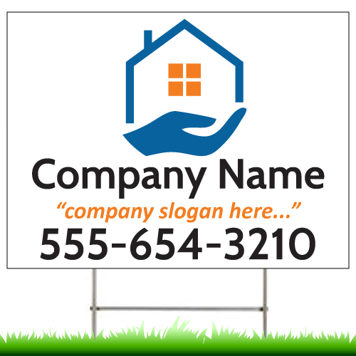 Contractor Yard Signs Modern Design | Visible Double Sided | CS4126