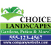 Landscaping Yard Signs Modern Design | Visible Double Sided