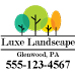 Landscaping Yard Signs Modern Design | Visible Double Sided