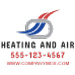 Heating Air Conditioning Truck Door Decal | Custom Minimal Design