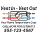 Heating Air Conditioning Truck Door Decal | Custom Modern Design