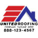 Roofing Truck Door Decal | Custom Americana Design