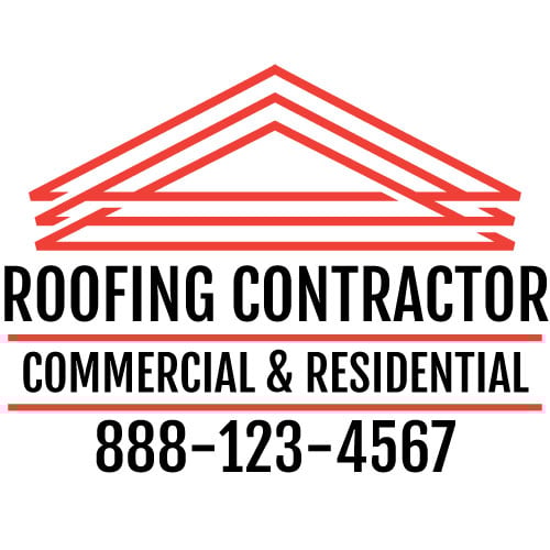 Roofing Truck Door Decal | Custom Minimalist Design