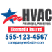 Heating Air Conditioning Yard Signs Americana Design | Visible Double Sided