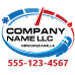 Heating Air Conditioning Yard Signs Shield Design | Visible Double Sided