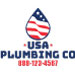 Plumbing Yard Signs Americana Design | Visible Double Sided