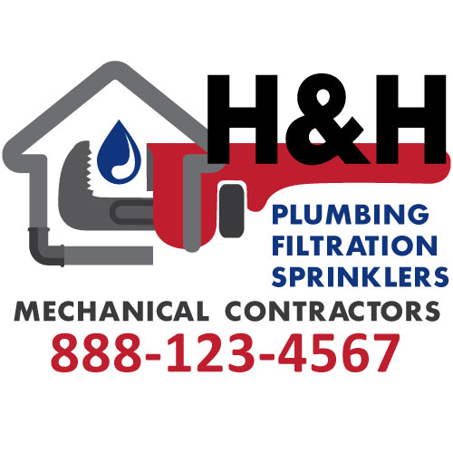 Plumbing Yard Signs Ampersand Design | Visible Double Sided | CS4133