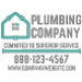 Plumbing Yard Signs Minimalist Design | Visible Double Sided