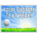 Golf Sponsor Yard Signs | Visible Double Sided