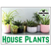 House Plants Yard Signs | Visible Double Sided