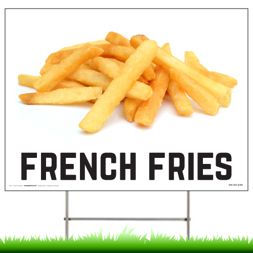 French Fries Yard Signs