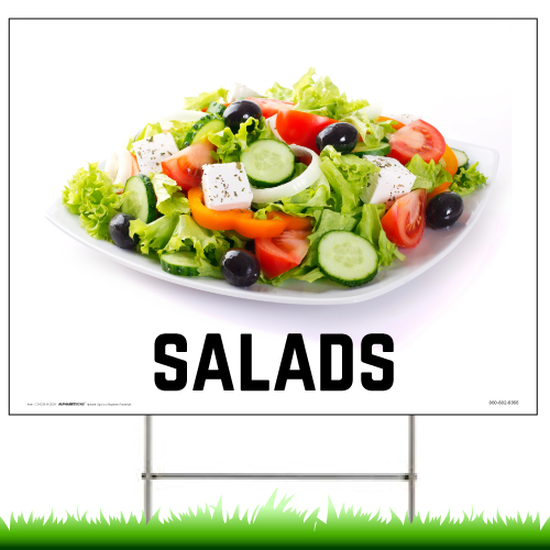 Salads Yard Signs