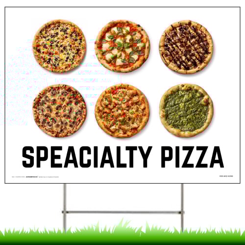 Specialty Pizza Yard Signs