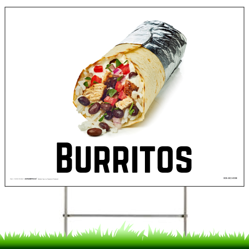 Burritos Yard Signs