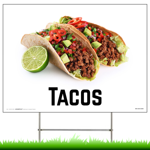 Tacos Yard Signs