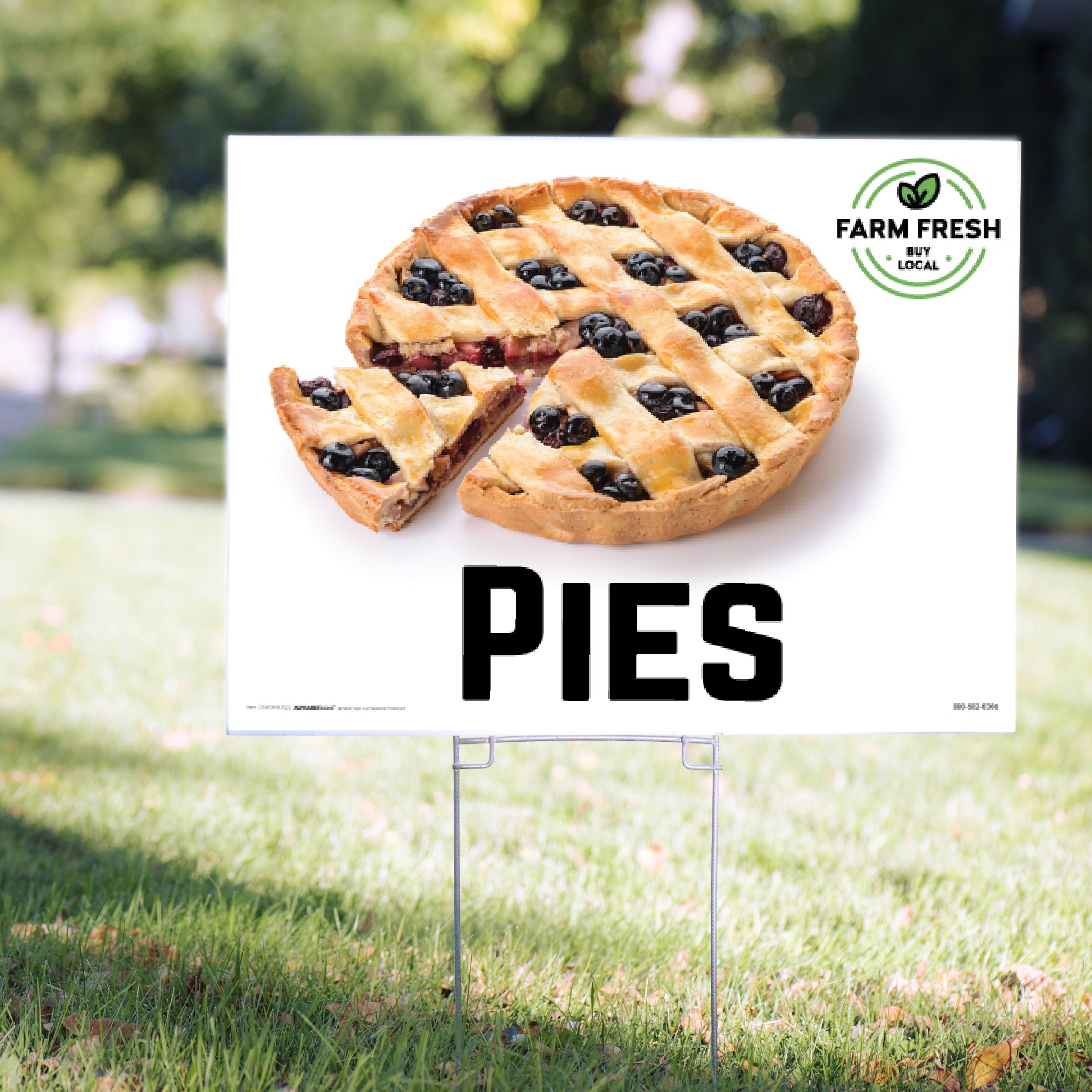 Pies Yard Signs