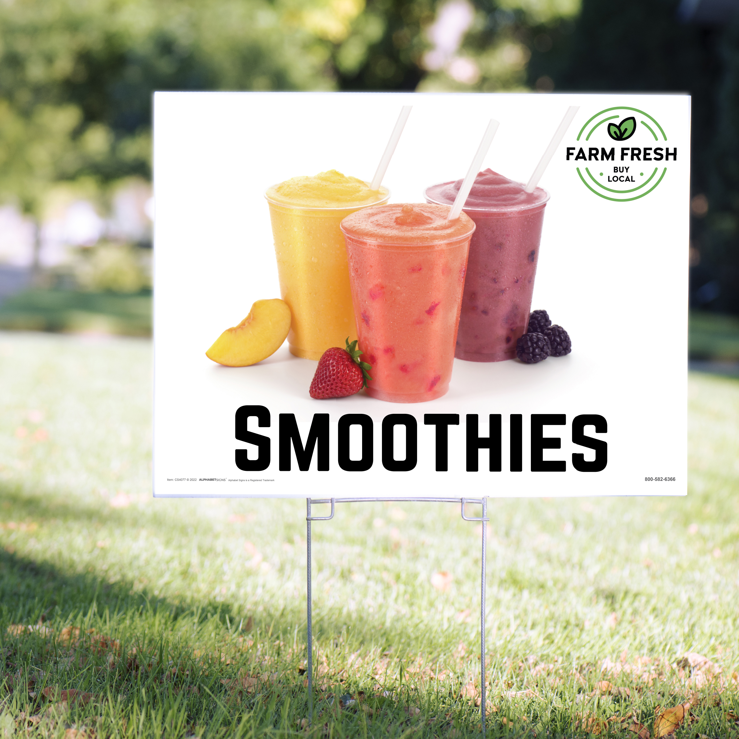 Smoothies Yard Signs