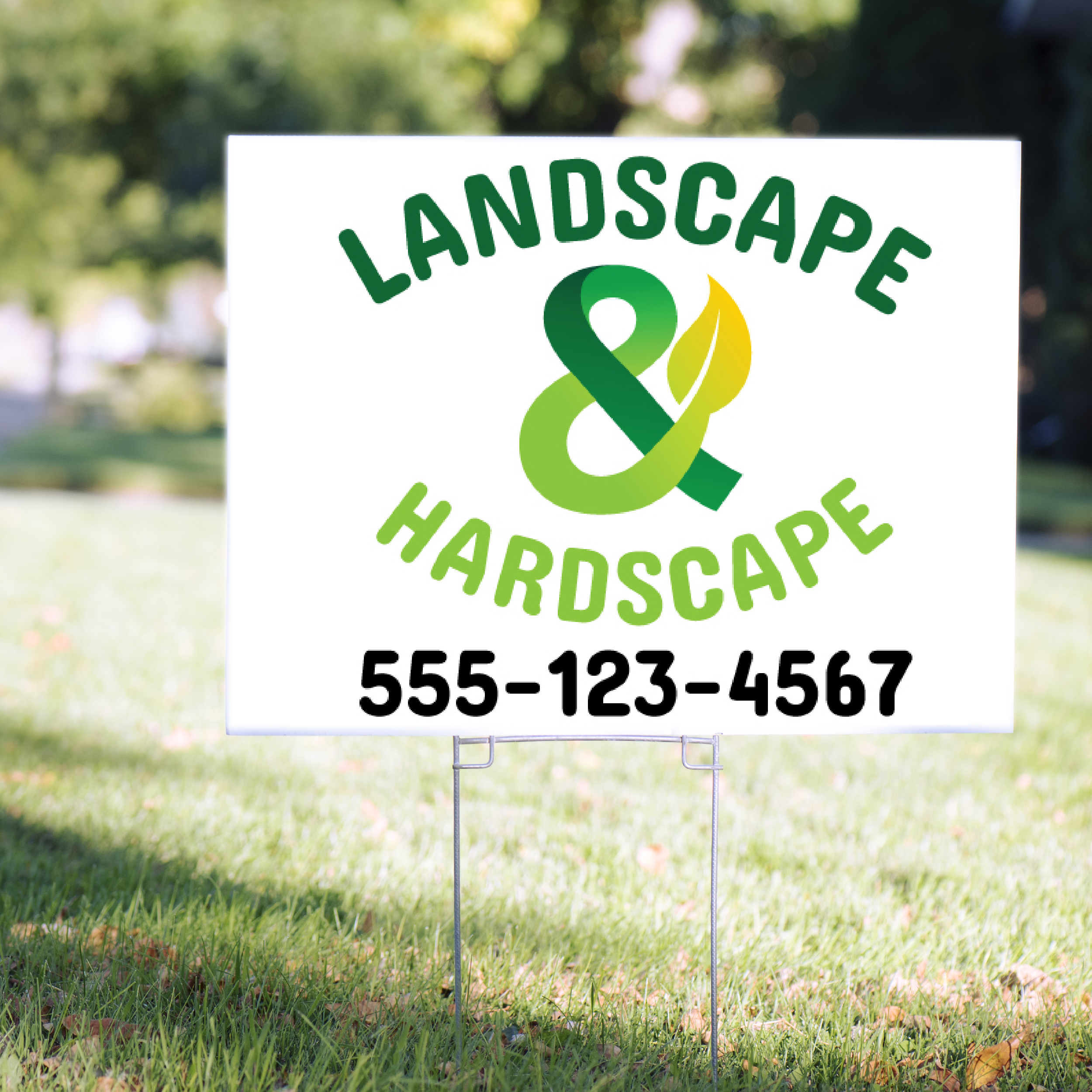 Landscaping Yard Signs Ampersand Design