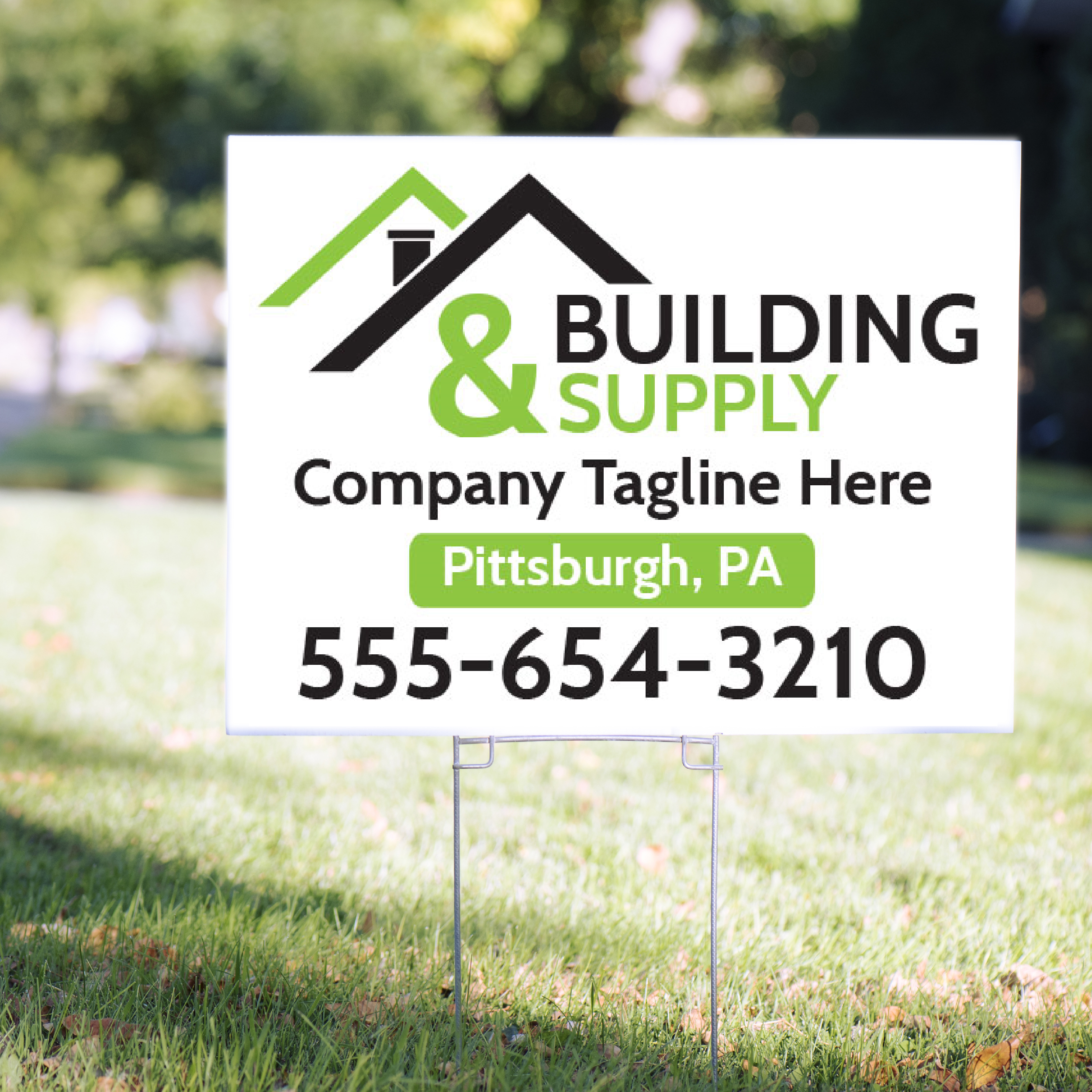 Contractor Yard Signs Ampersand Design