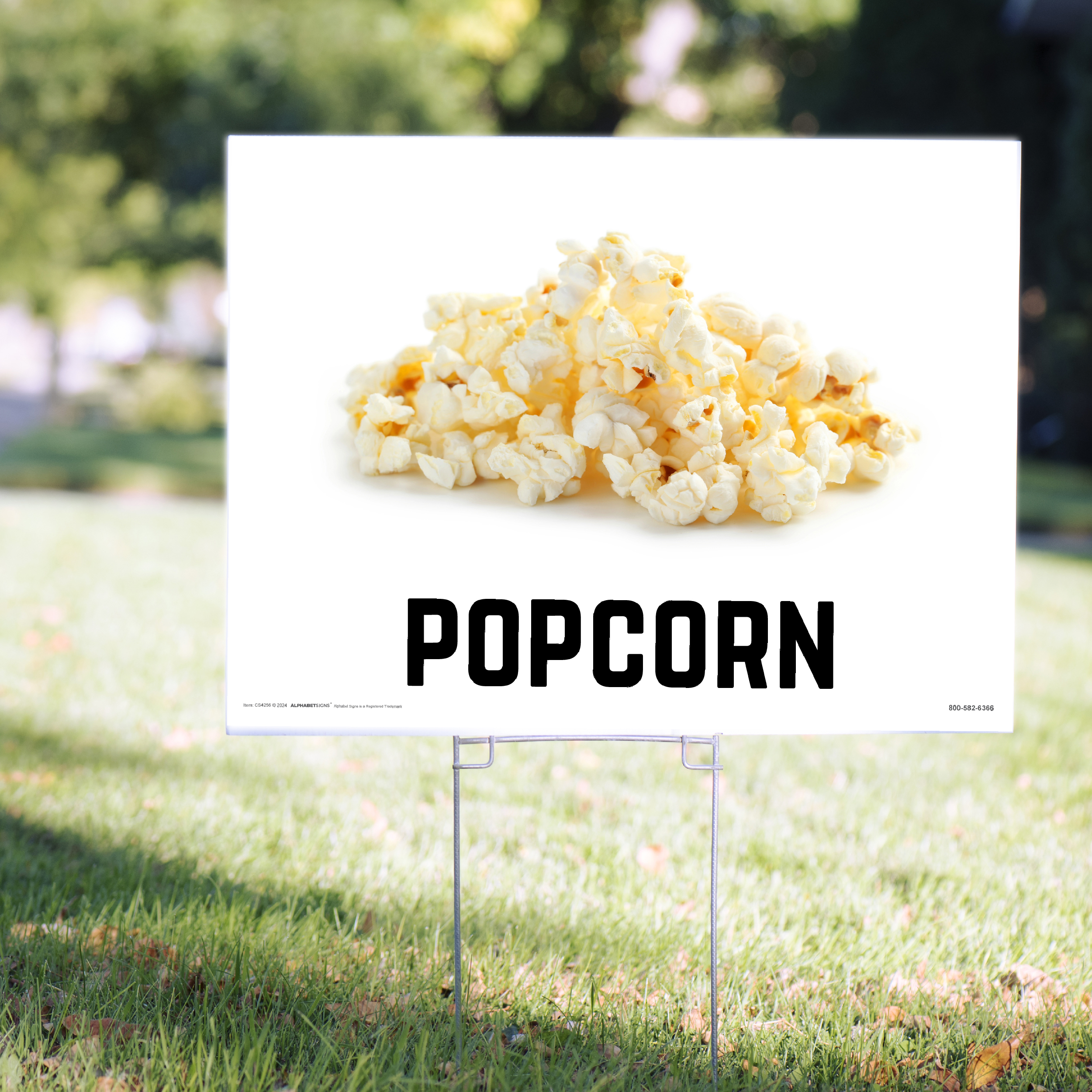 Popcorn Yard Signs