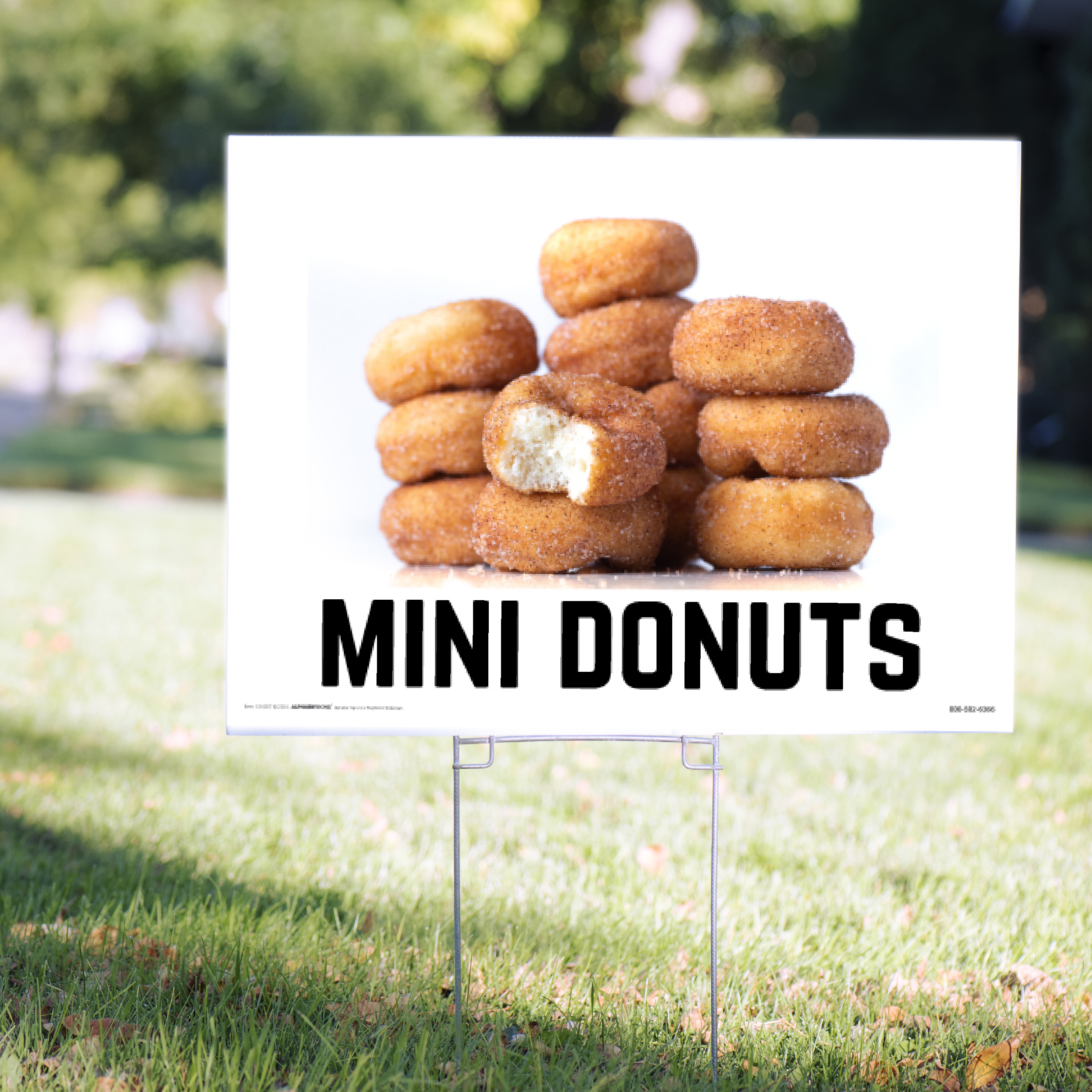 Mini Donuts Yard Signs