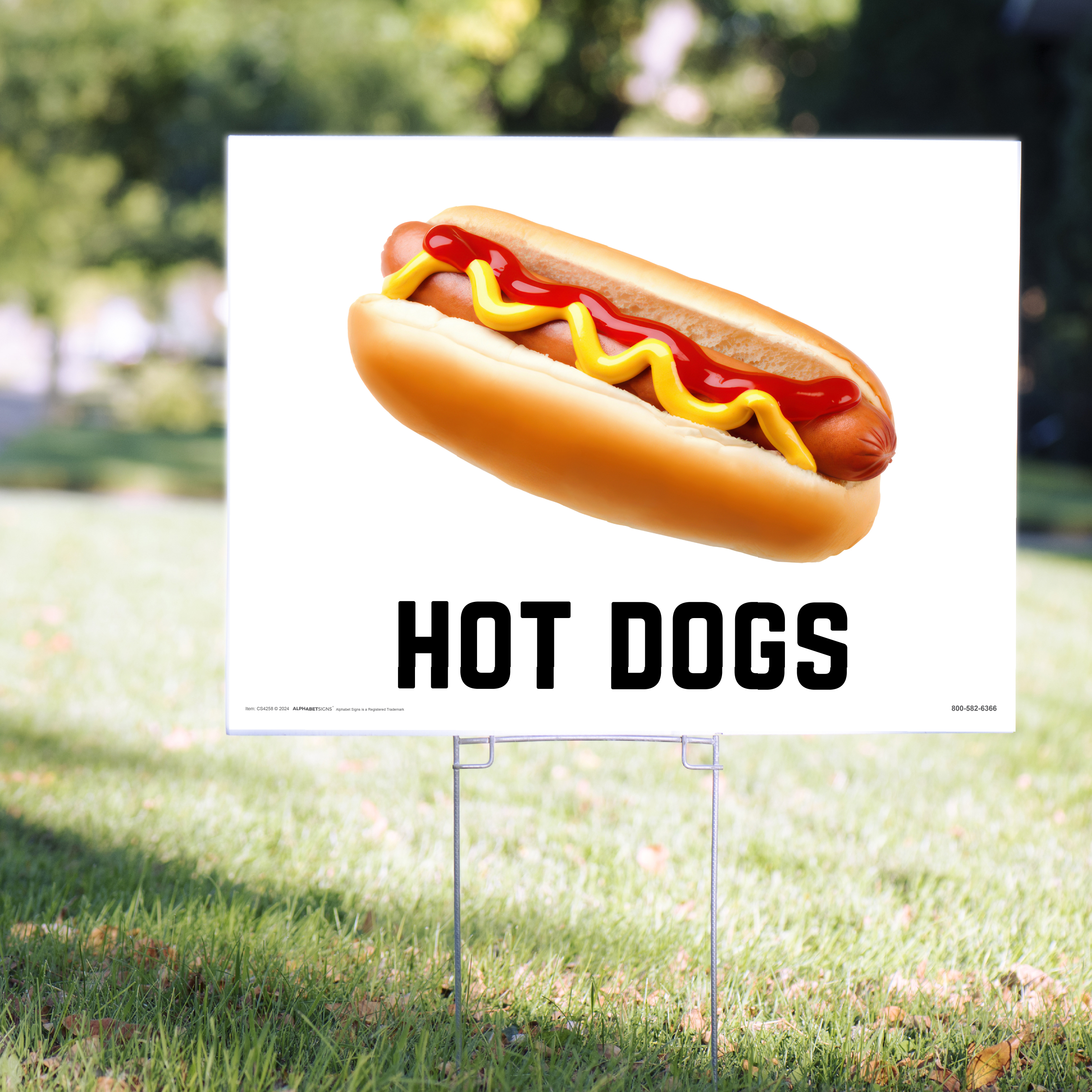 Hot Dogs Yard Signs