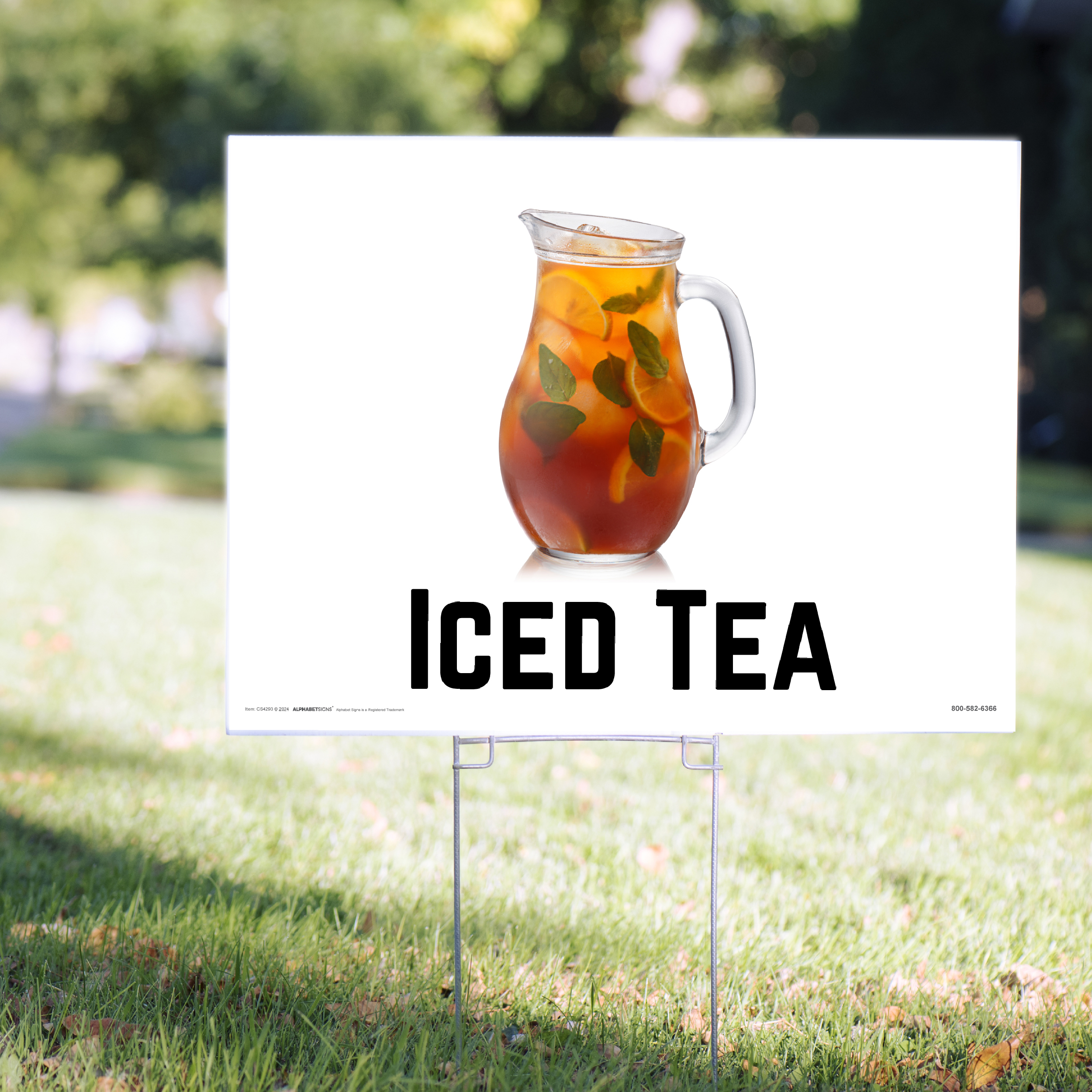 Ice Teas Yard Signs