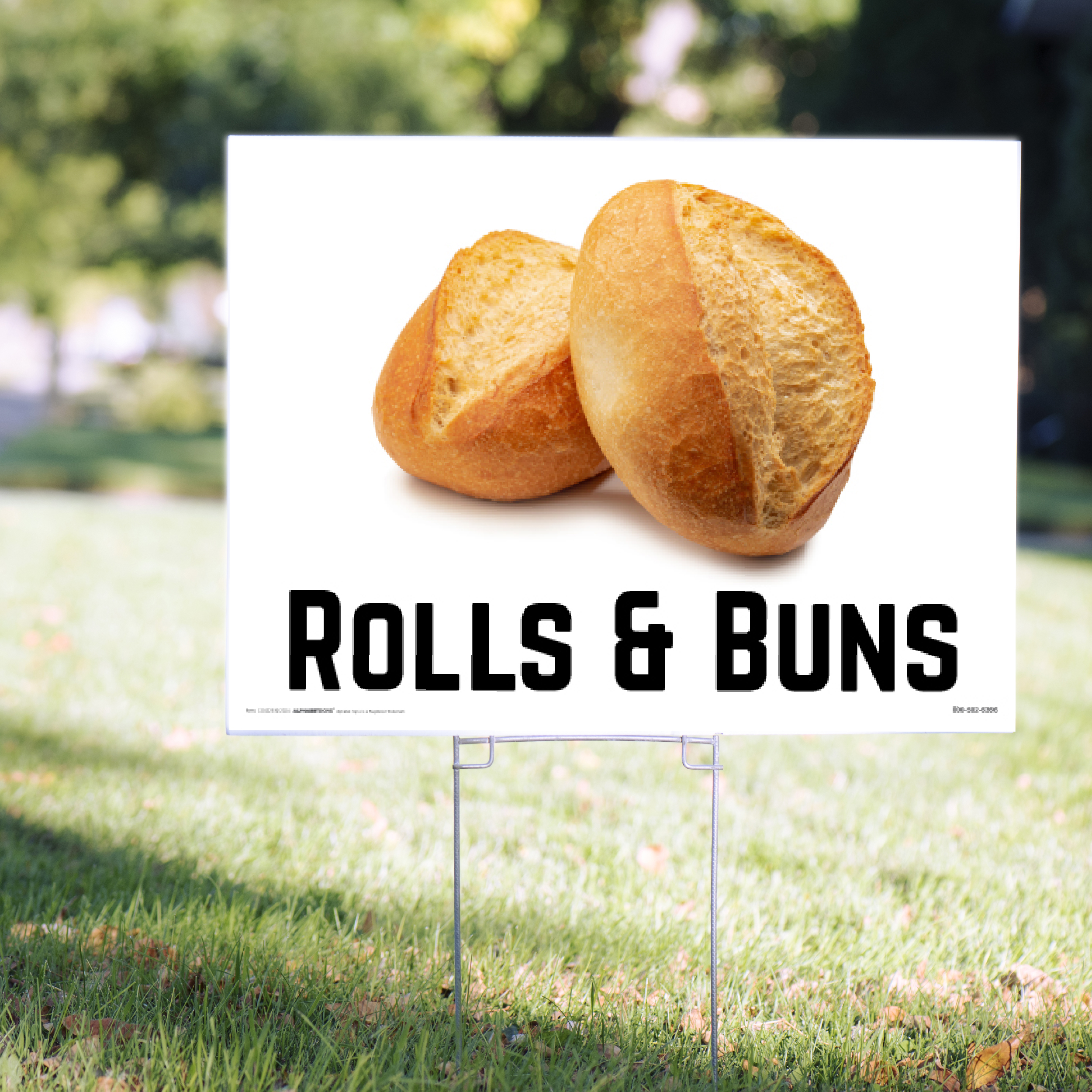 Rolls & Buns Yard Signs