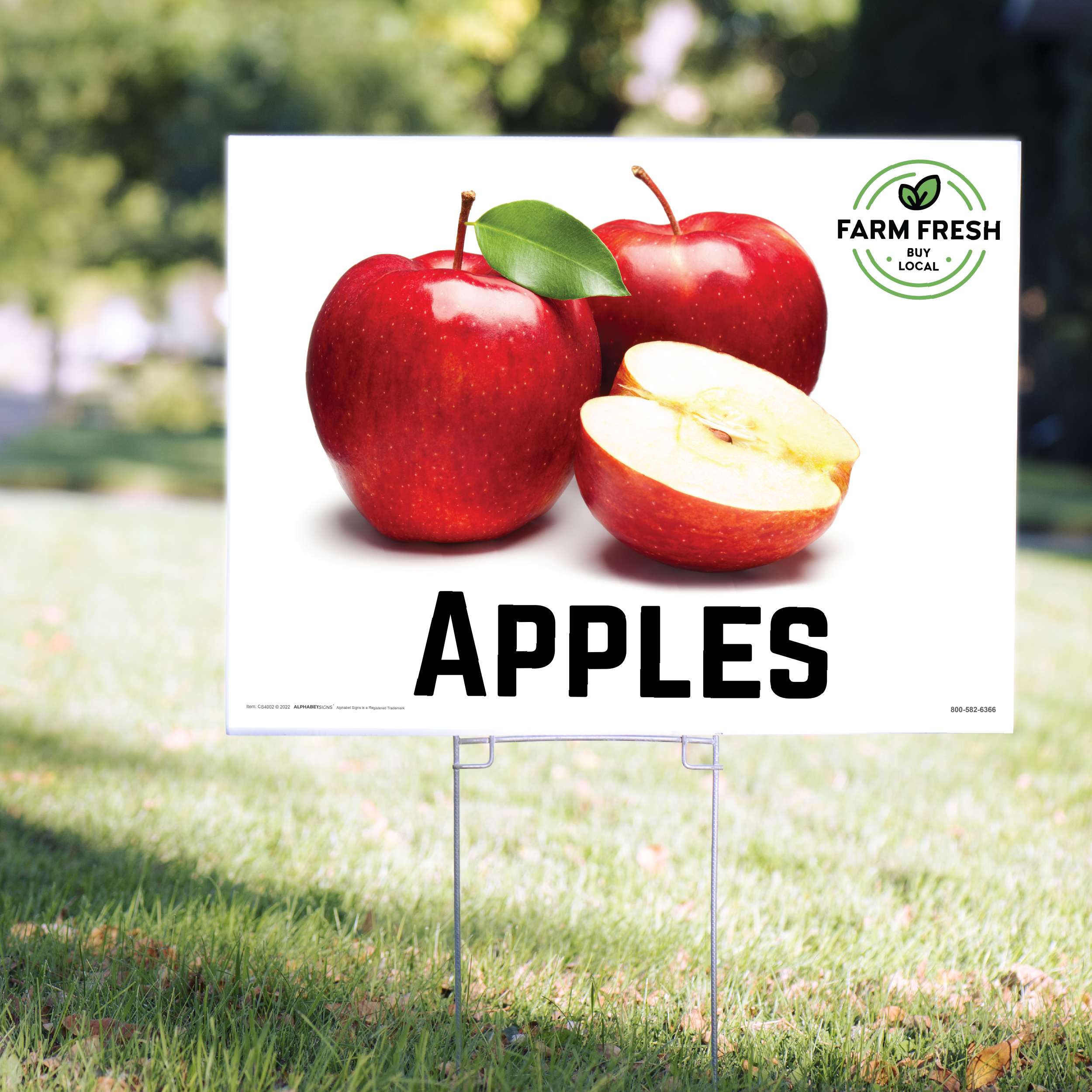 Apples Yard Signs