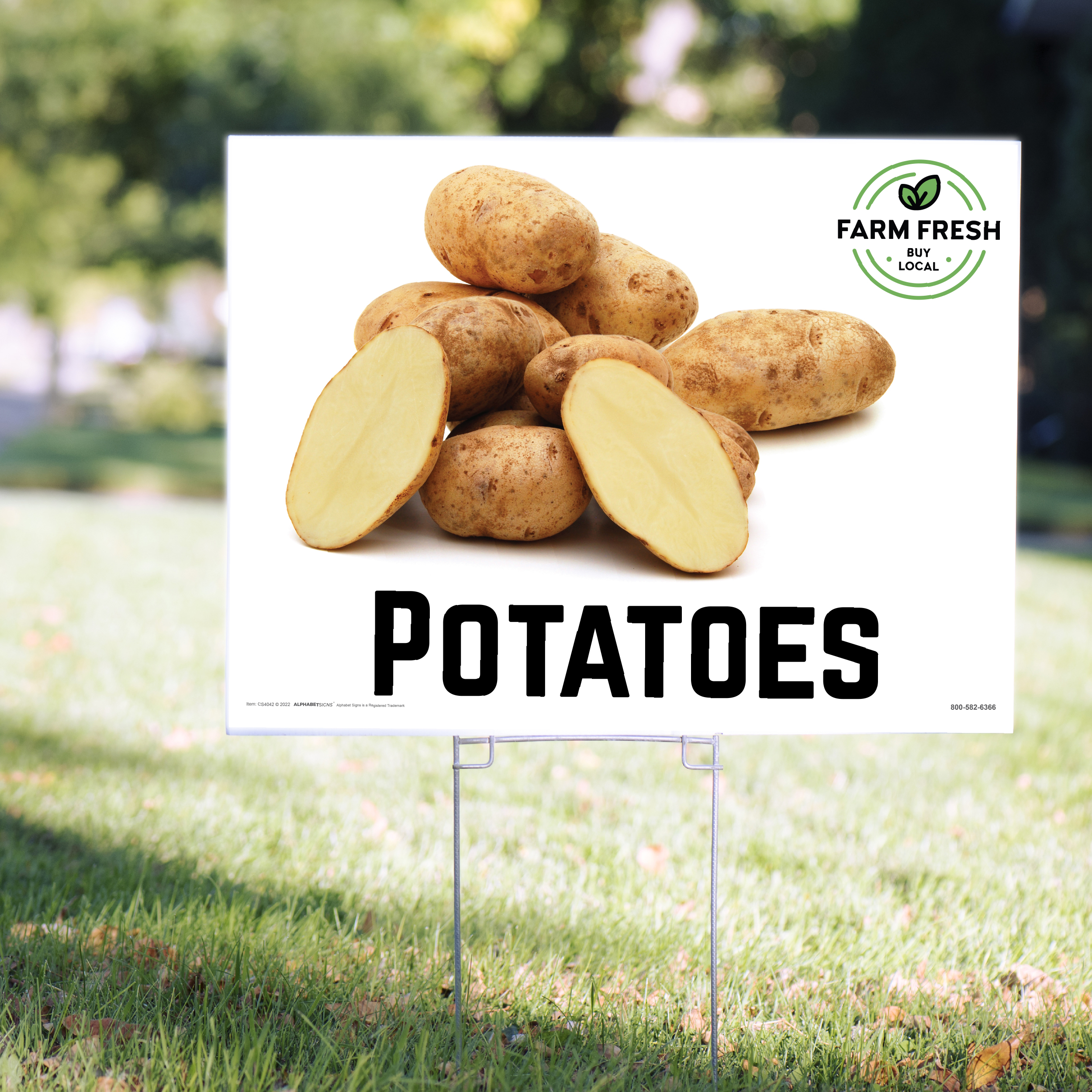 Potatoes Yard Signs