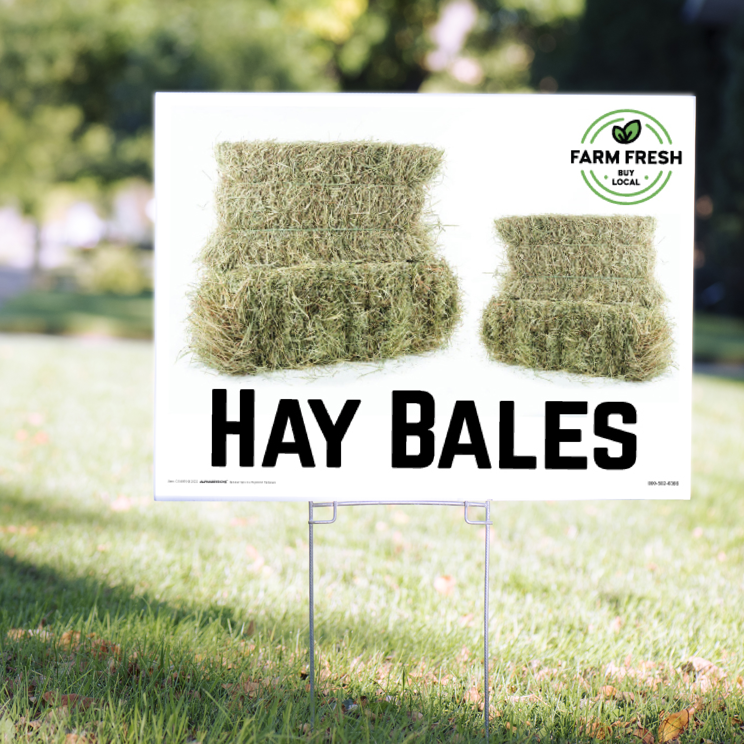 Hay Bales For Sale Yard Signs