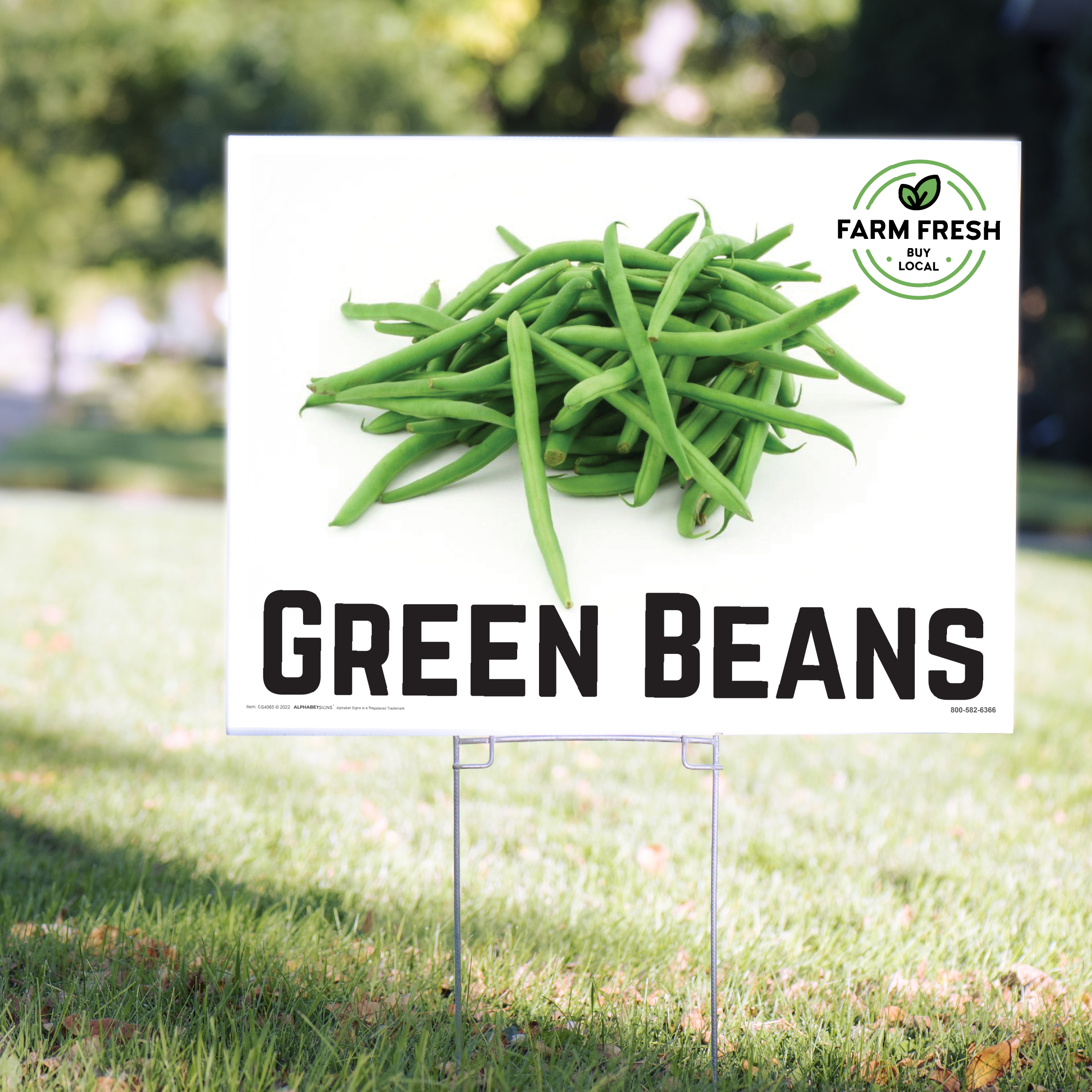 Green Beans Yard Signs