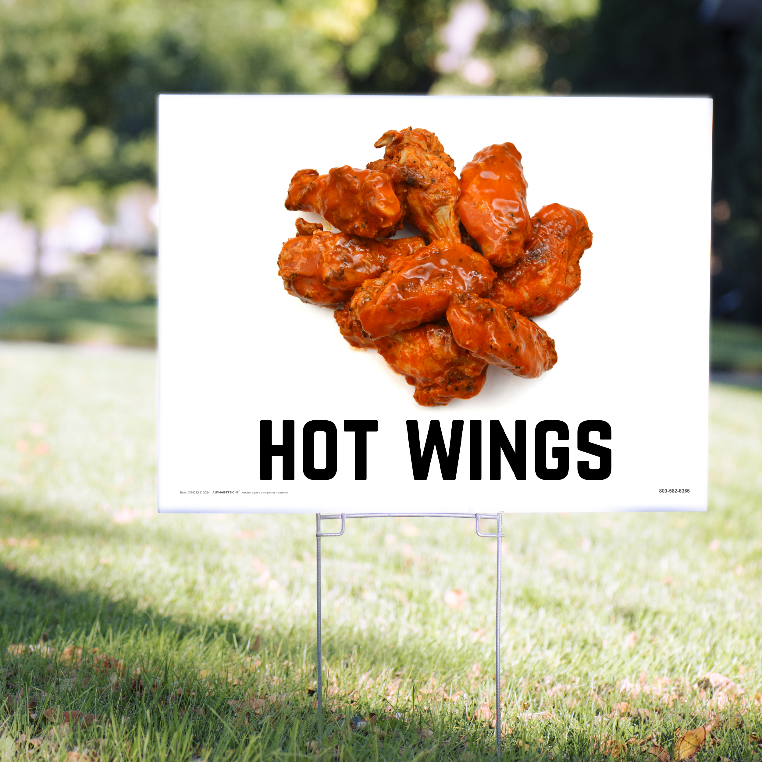Hot Wings Yard Signs