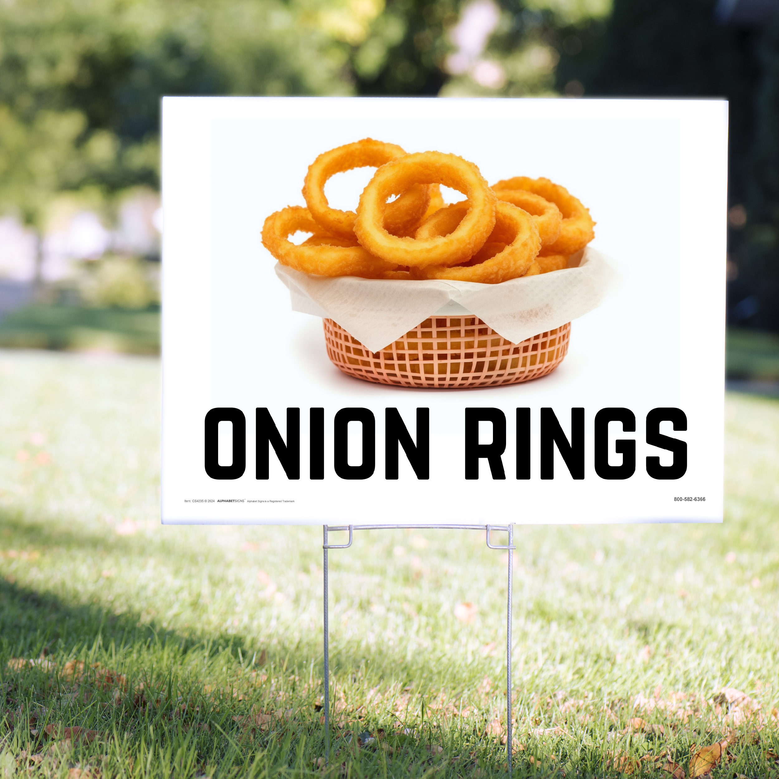 Onion Rings Yard Signs