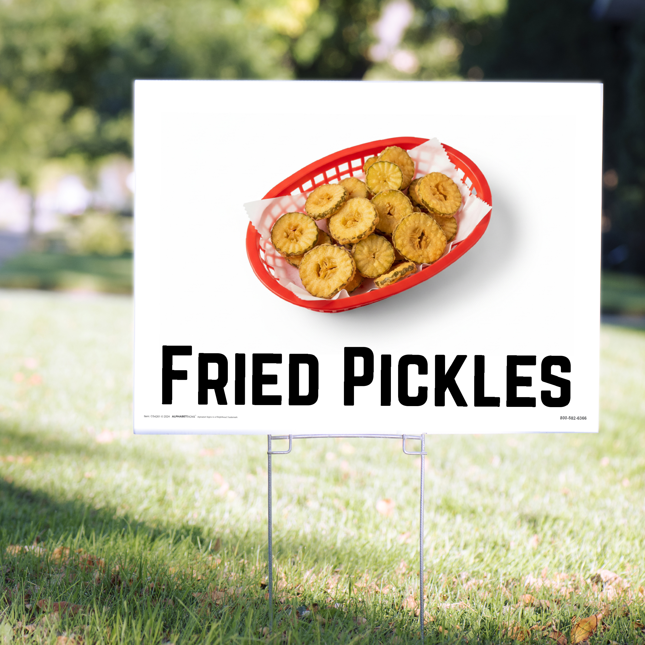 Fried Pickles Yard Signs