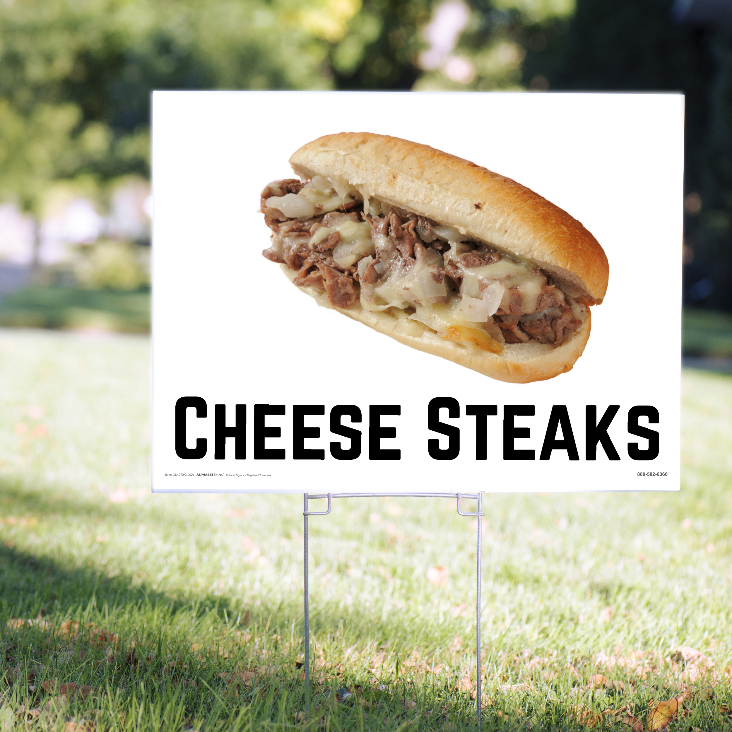 Cheese Steaks Yard Signs