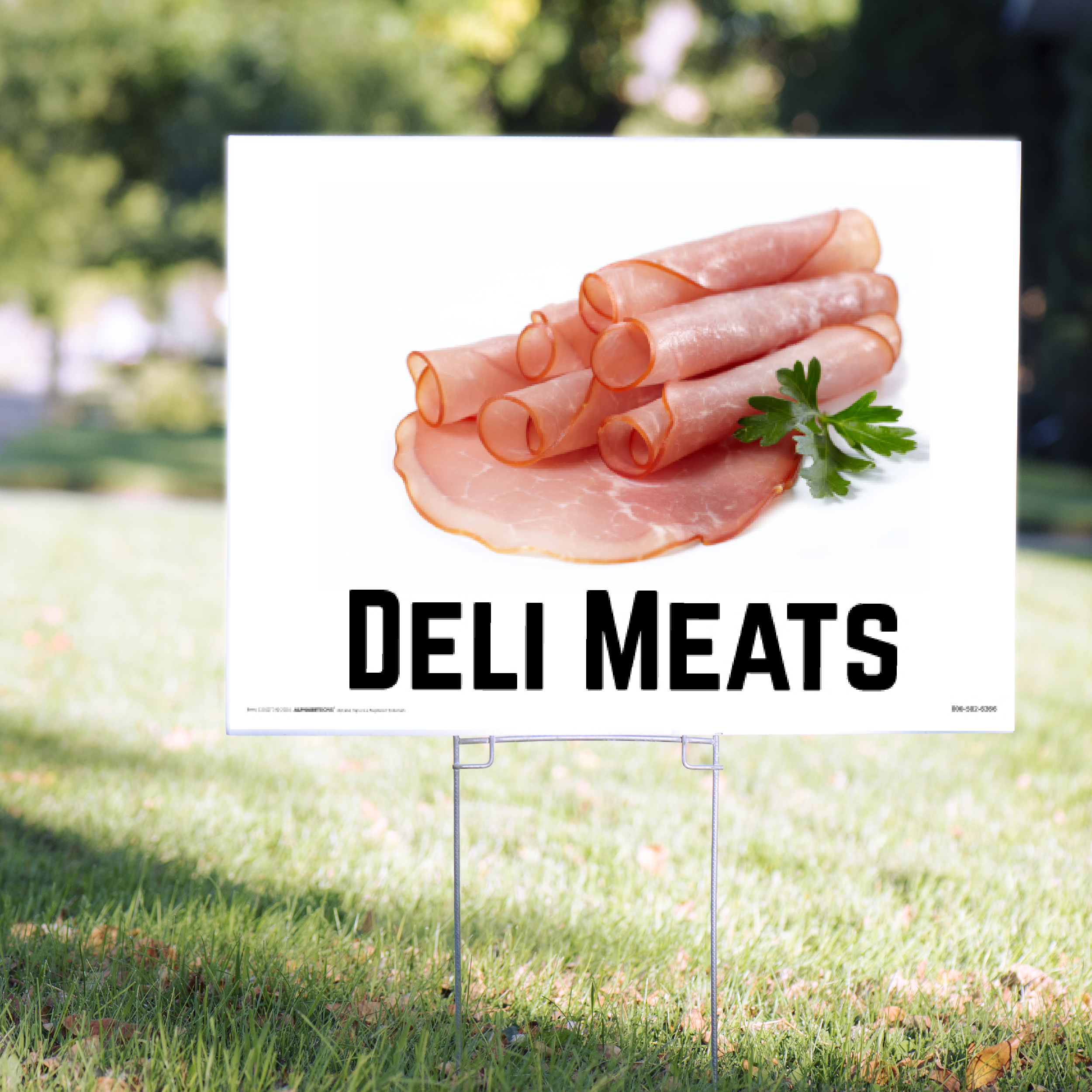 Deli Meats Yard Signs