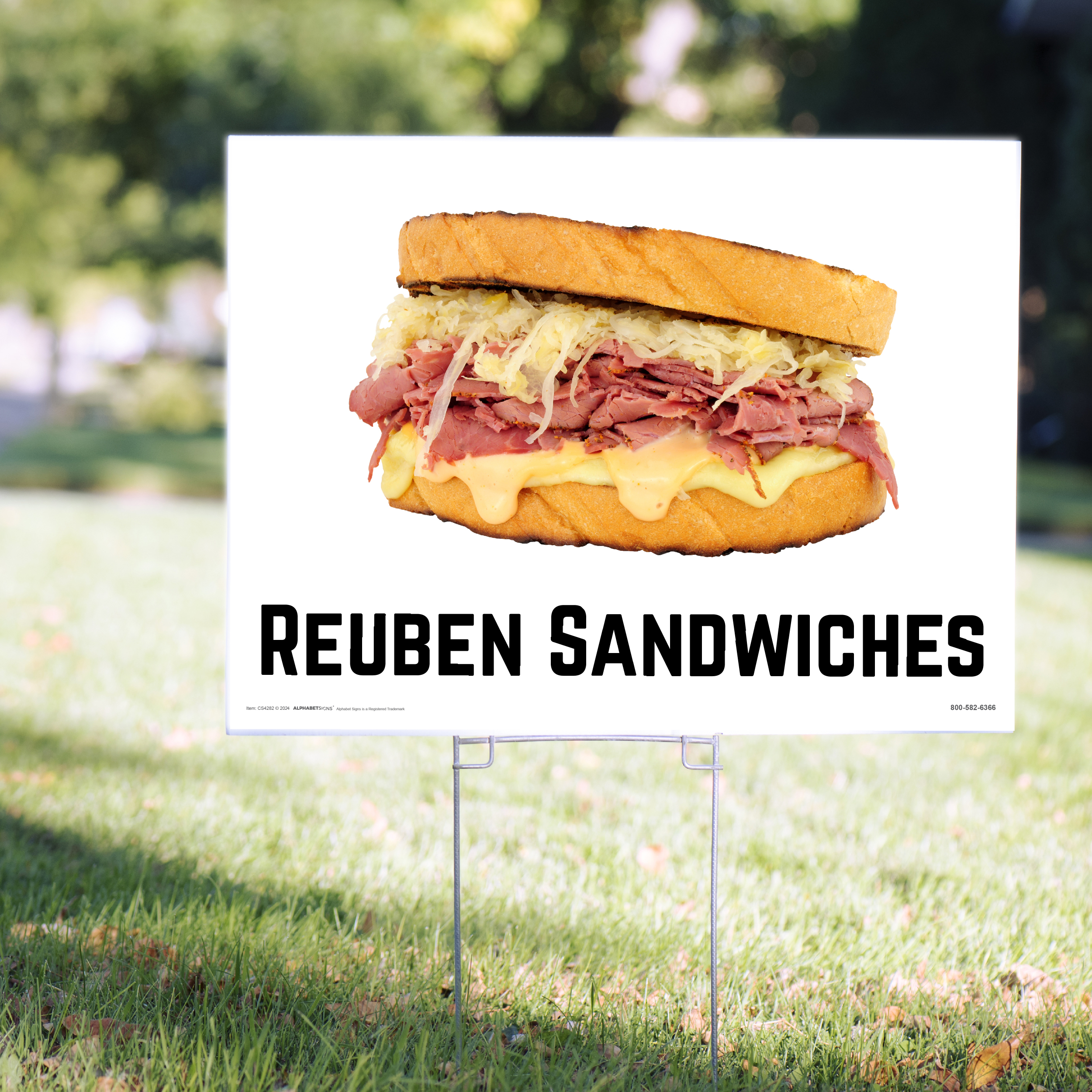 Reuben Sandwiches Yard Signs